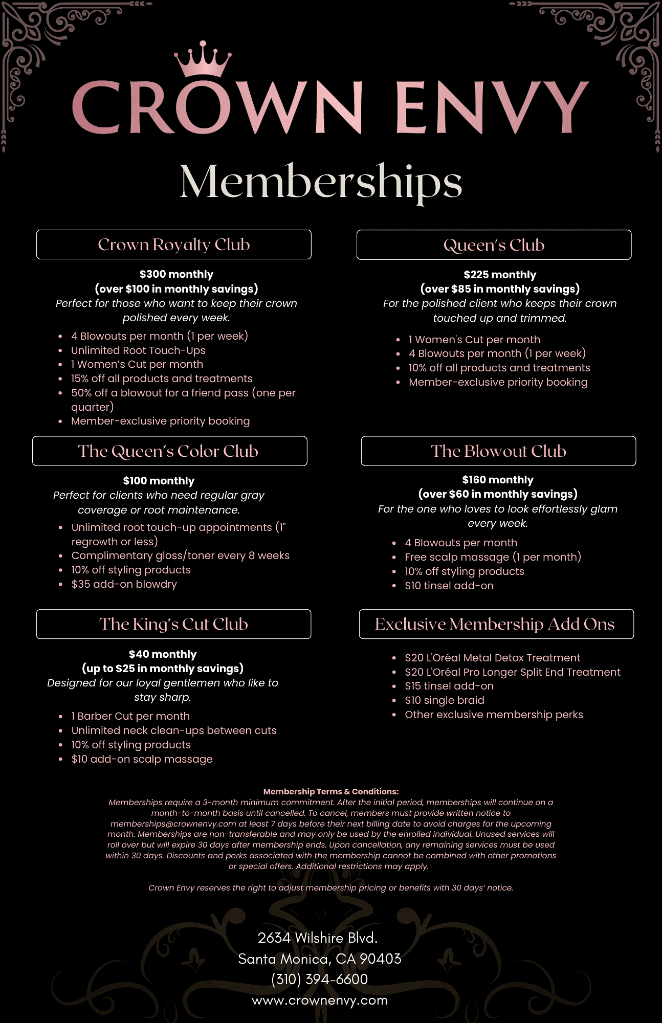 Memberships - Luxury Hair Extensions & Benefits | Crown Envy